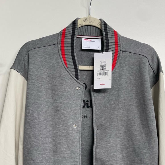 Wilson | Jackets & Coats | Brand New Wilson Brand M Varsity Jacket ...